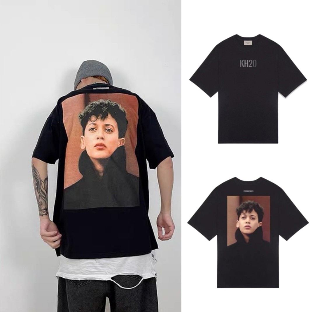 Fear of God Essentials KH20 Reflective Tee, Men's Fashion, Tops & Sets ...