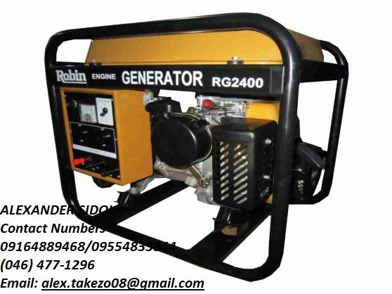 GASOLINE GENERATOR RG2400, Commercial & Industrial, Construction Tools ...