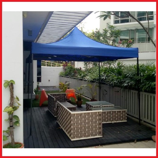 Gazebo Balcony Tent 3mx3m, Furniture & Home Living, Outdoor Furniture ...