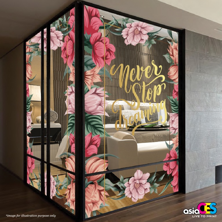Premium Glass Sticker Printing, Hobbies & Toys, Stationery & Craft, Art ...