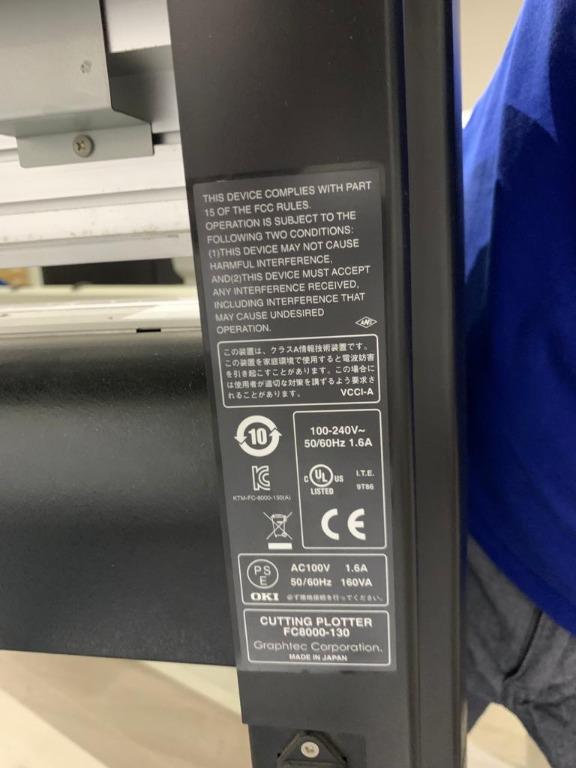 Graphtec FC8000-130 Cutting Plotter/Cutter, Hobbies & Toys, Stationery ...