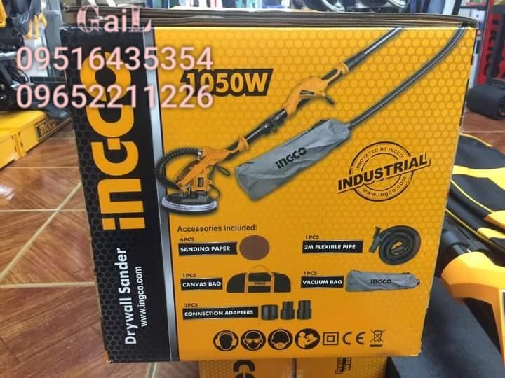 INGCO 1050W Drywall Sander, Commercial & Industrial, Construction Tools ...