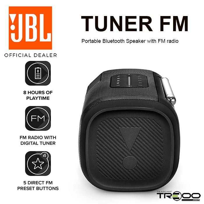 JBL Tuner FM Wireless Bluetooth Portable Speaker with FM Radio, Audio ...