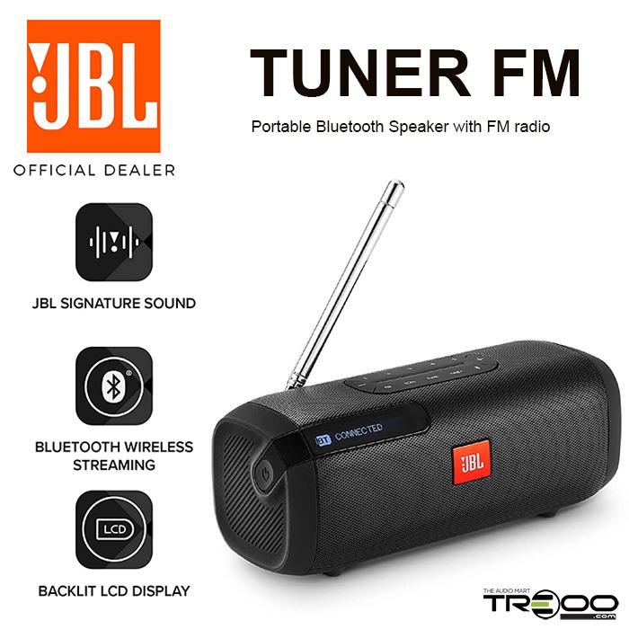 JBL Tuner FM Wireless Bluetooth Portable Speaker with FM Radio, Audio ...