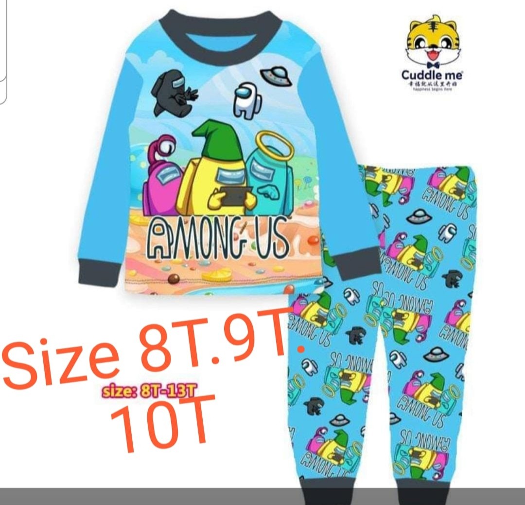 Kids Pyjamas Among Us, Babies & Kids, Babies & Kids Fashion on Carousell