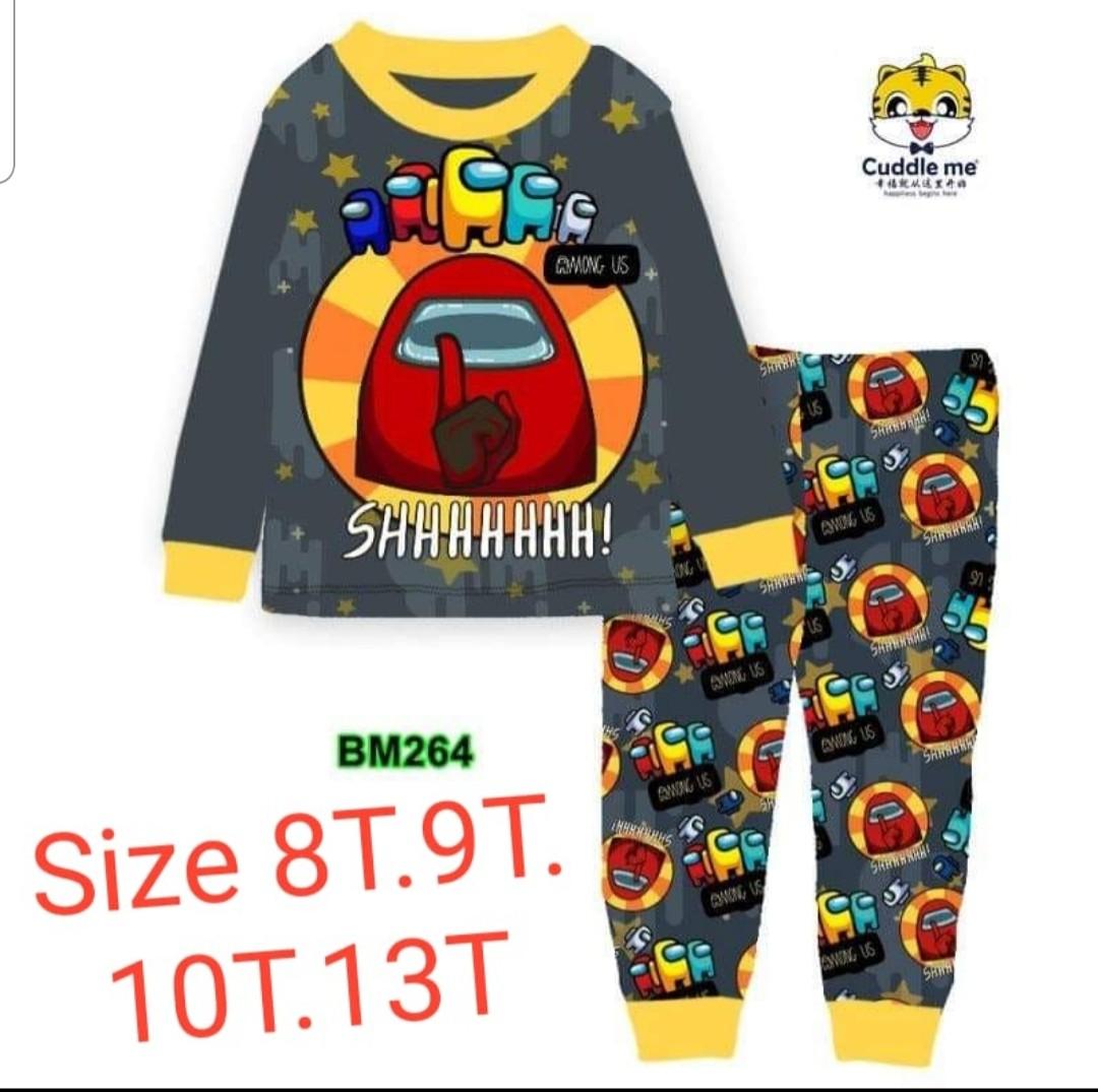 Kids Pyjamas Among Us, Babies & Kids, Babies & Kids Fashion on Carousell