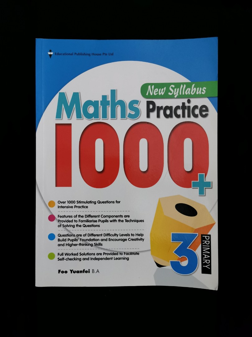 New Syllabus Maths 1000 Practice Primary 3, Hobbies & Toys, Books ...