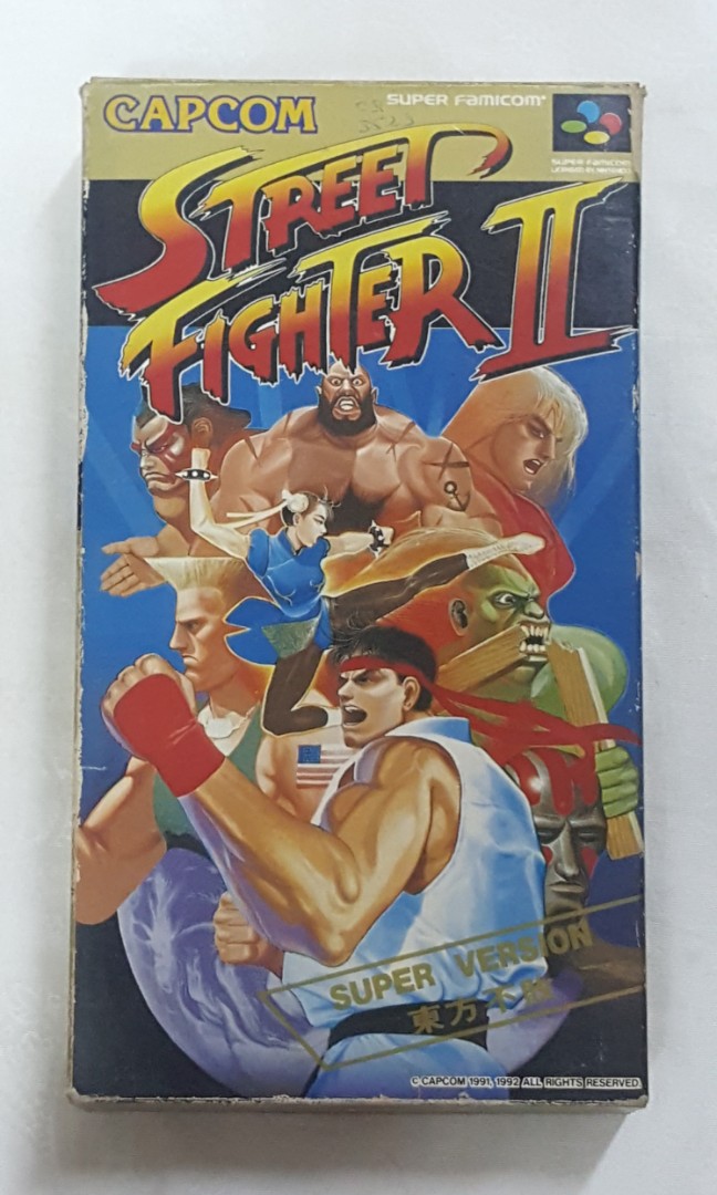 Nintendo Super Famicom Street Fighter II, Video Gaming, Video Games ...