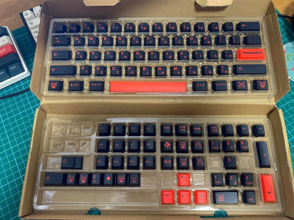 PBT Bushido keycaps cherry mechanical, Computers & Tech, Parts ...