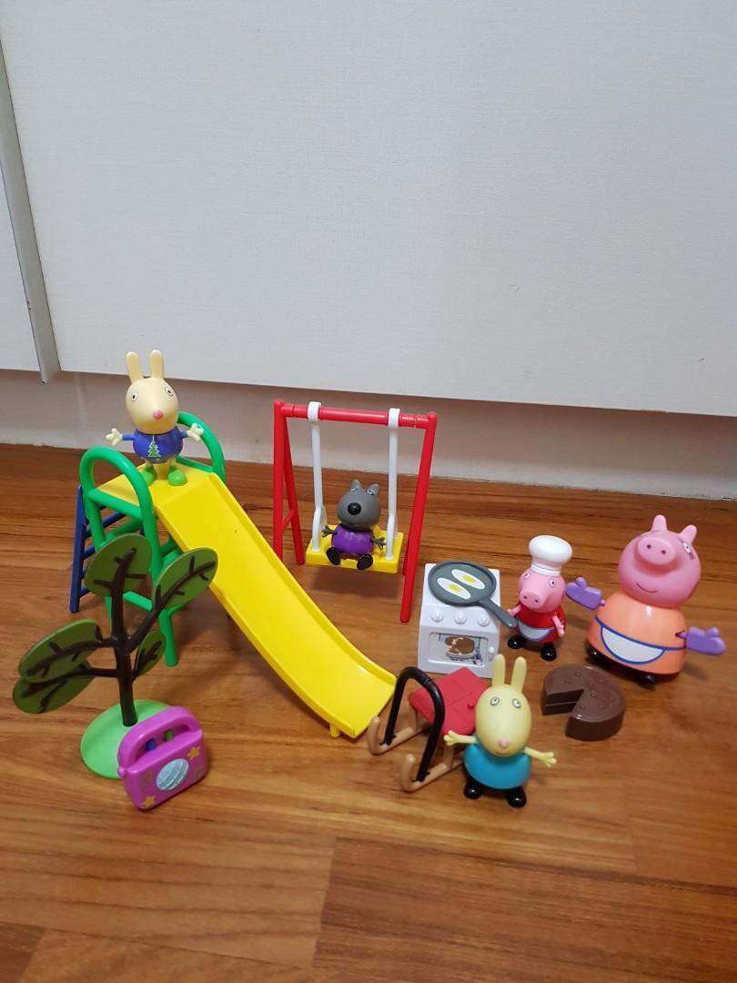 Peppa Pig Playground & Kitchen Set, Hobbies & Toys, Toys & Games on ...