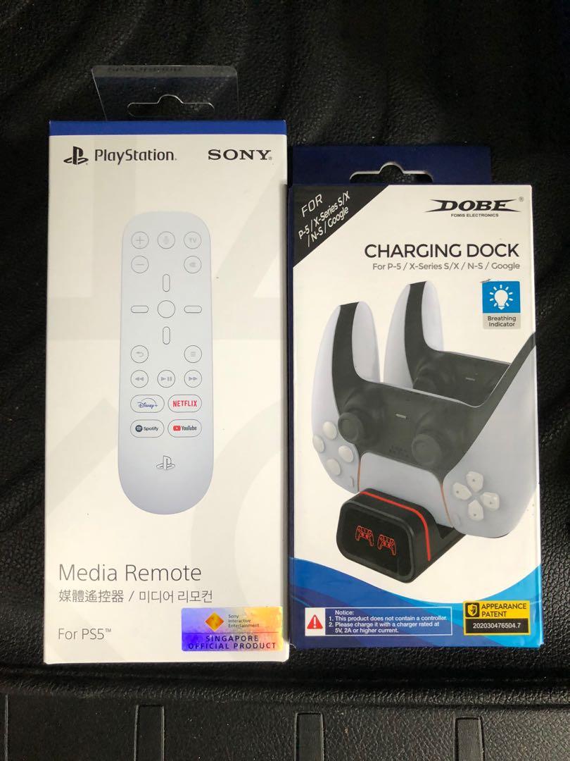 PS5 Remote Control and Dobe charging dock with breathing indicator ...