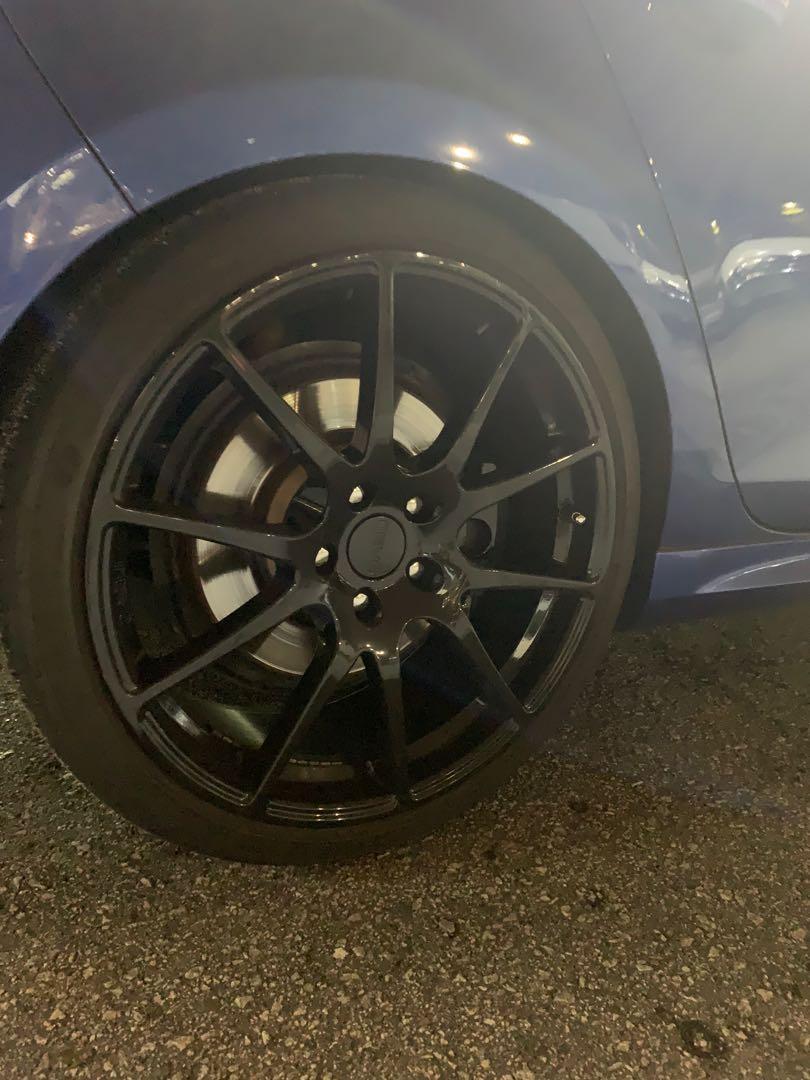 REVO RIMS 19”x 8.5 x 112, Car Accessories, Tyres & Rims on Carousell