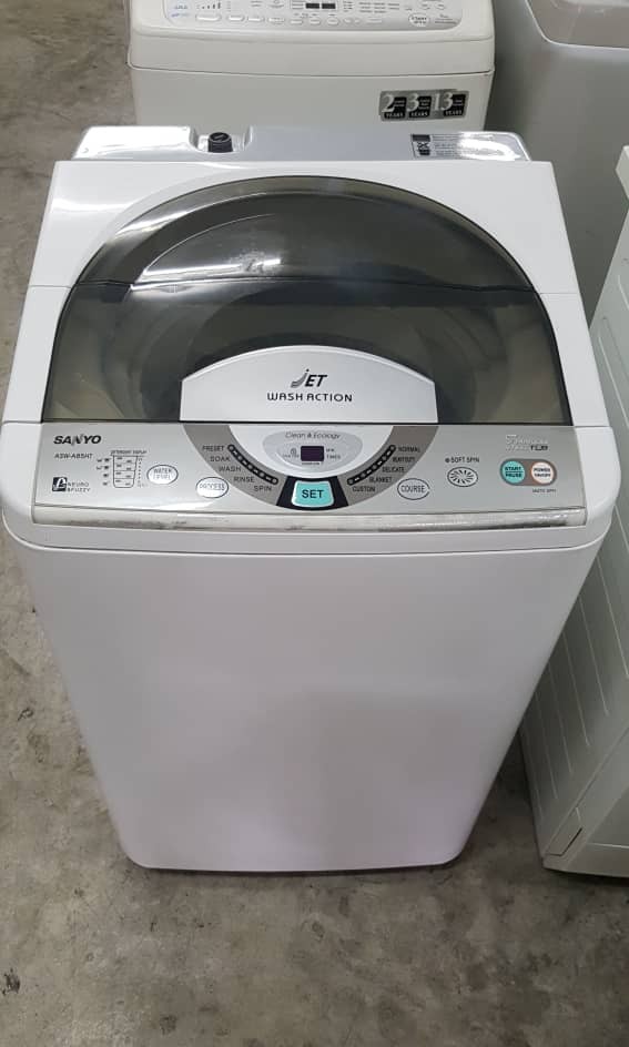 Sanyo washing machine 7kg, TV & Home Appliances, Washing Machines and ...