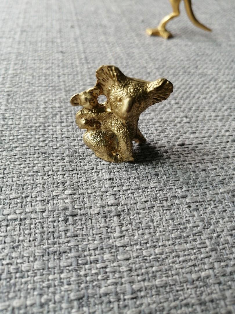 Set of Miniature Metal Australian Animals - 5pc, Furniture & Home ...