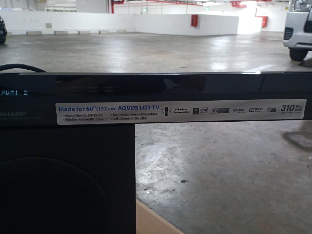sharp sound bar with wireless subwoofer, Audio, Soundbars, Speakers ...