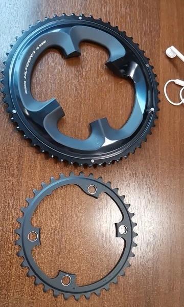 Shimano Ultegra R8000 11 Speed road bike Chainring 52-36T 50-34T bcd ...