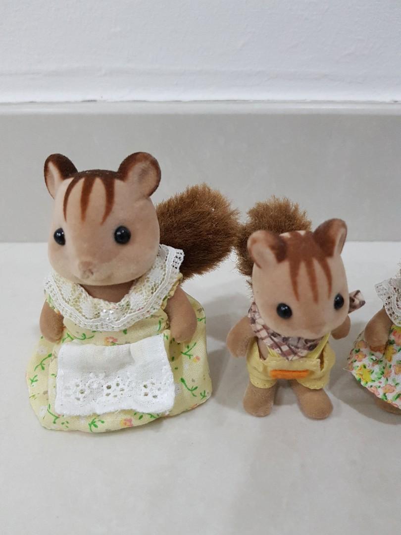 Sylvanian Families Squirrels Family Toy Figurines, Hobbies & Toys, Toys ...