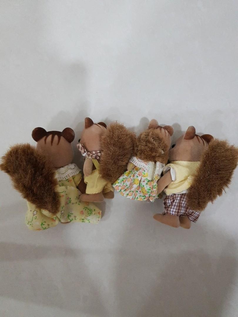 Sylvanian Families Squirrels Family Toy Figurines, Hobbies & Toys, Toys ...