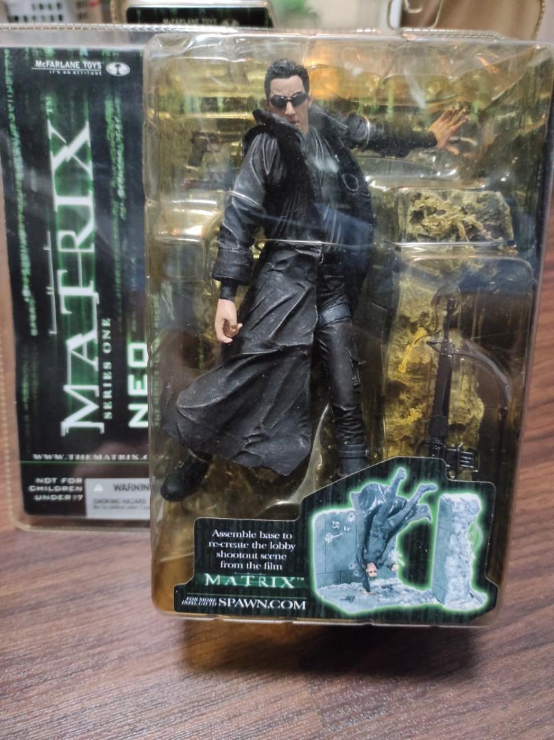 The Matrix Neo Series 1 Lobby Scene Action Figure 2003 McFarlane Toys ...