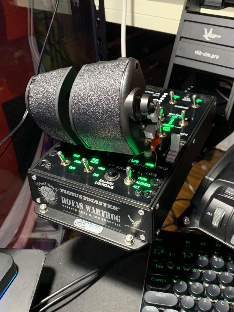 Thrustmaster Warthog HOTAS, Video Gaming, Gaming Accessories ...