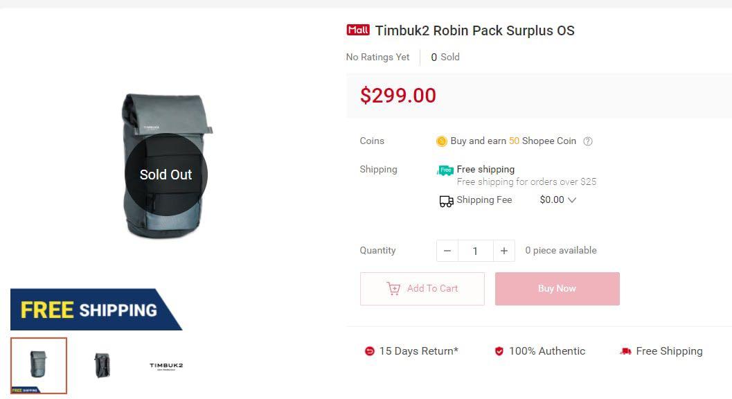 Timbuk2 Robin Pack, Men's Fashion, Bags & Wallets, Backpacks on Carousell