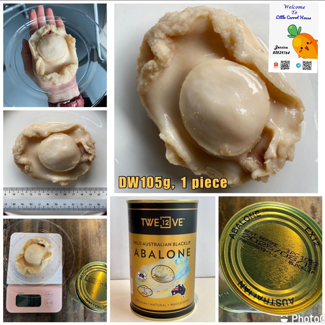Wild Australian Black Lip Abalone, Food & Drinks, Packaged & Instant ...
