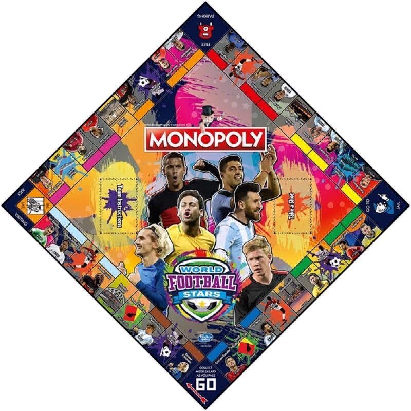 World Football Stars Monopoly Board Game, Hobbies & Toys, Toys & Games ...