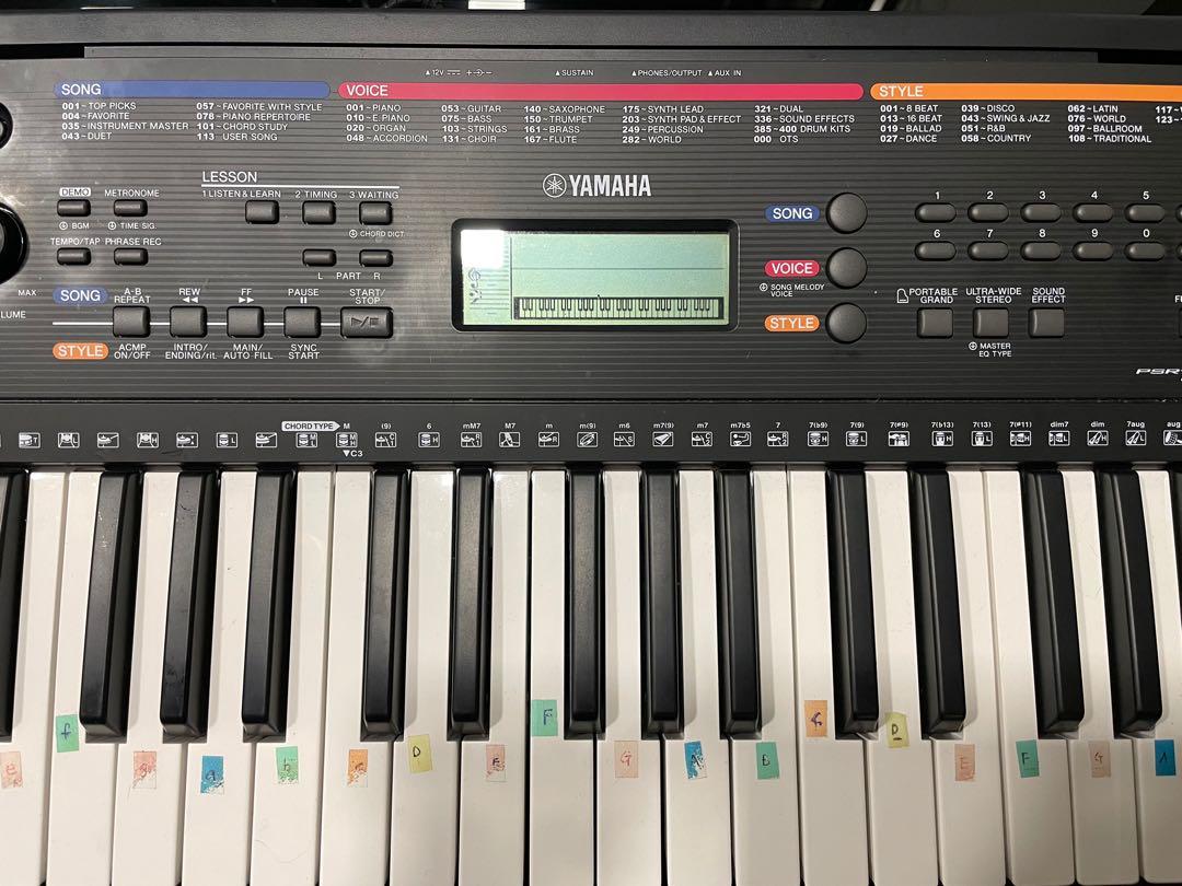 Yamaha PSR-E263 electronic keyboard, Hobbies & Toys, Music & Media ...