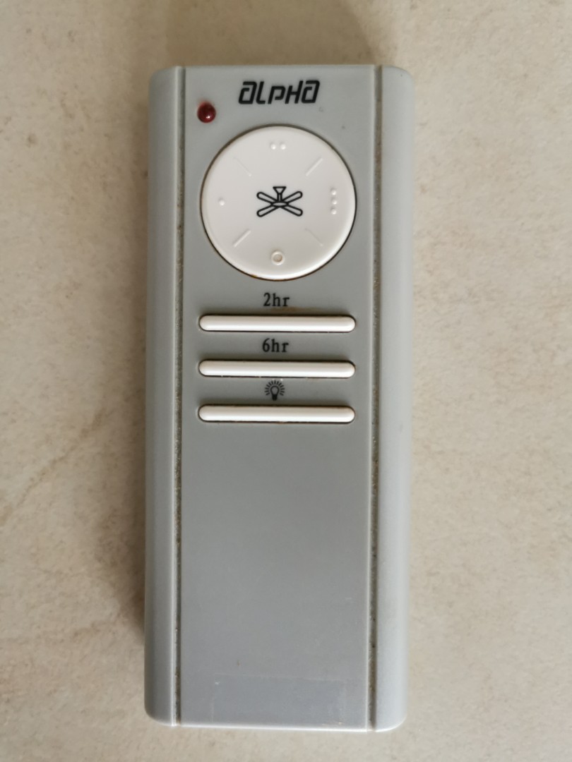 Alpha Fan Remote Control RC88, Furniture & Home Living, Lighting & Fans ...