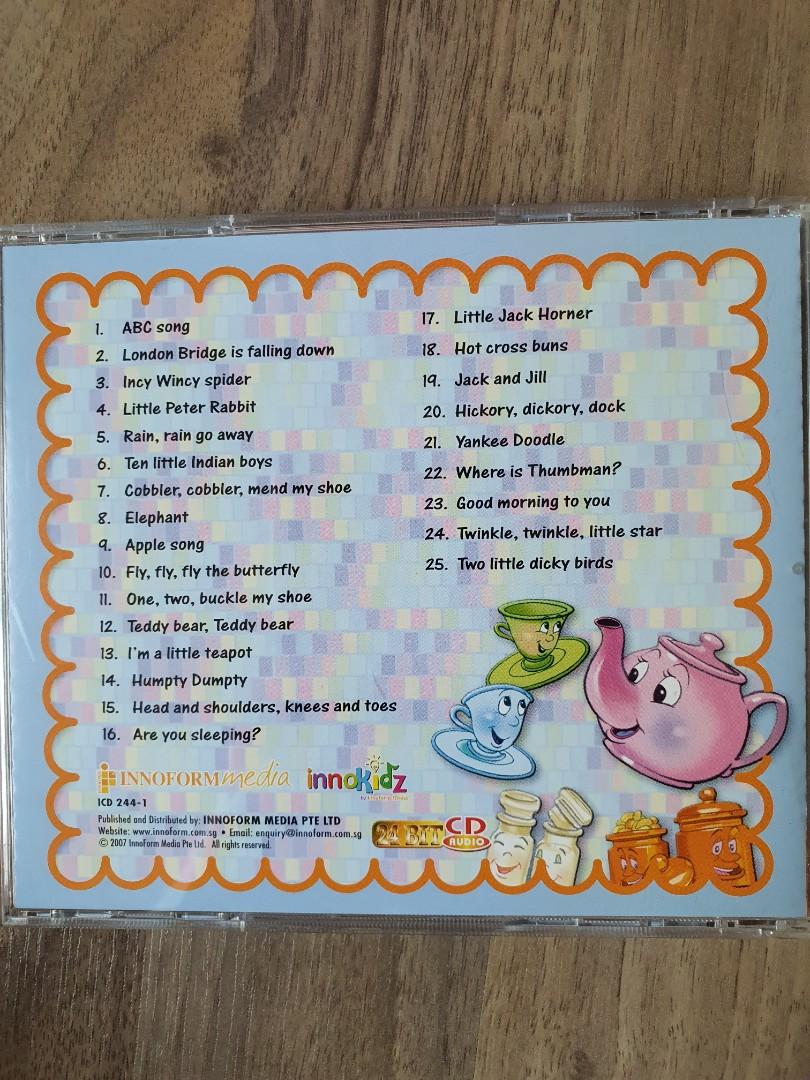 Audio CD- My first Nursery Rhymes, Babies & Kids, Toys & Walkers on ...