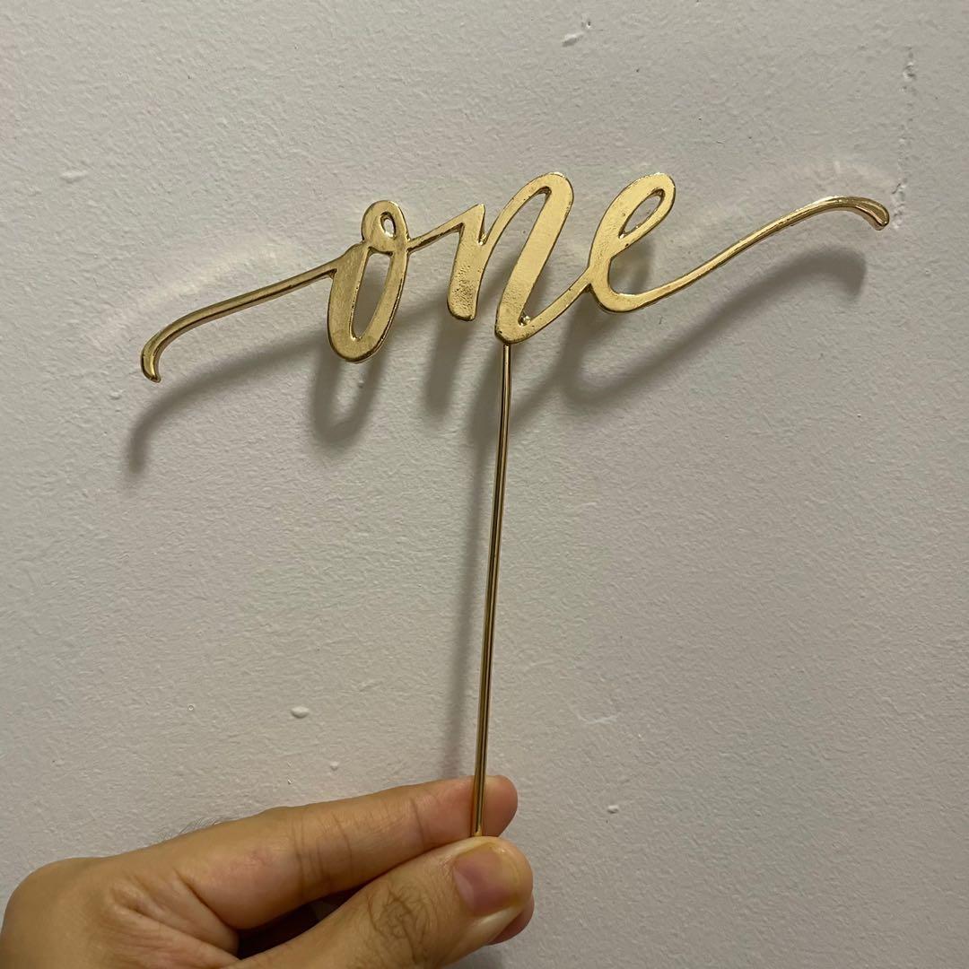 Baby First Birthday Cake topper 1, Hobbies & Toys, Stationery & Craft ...