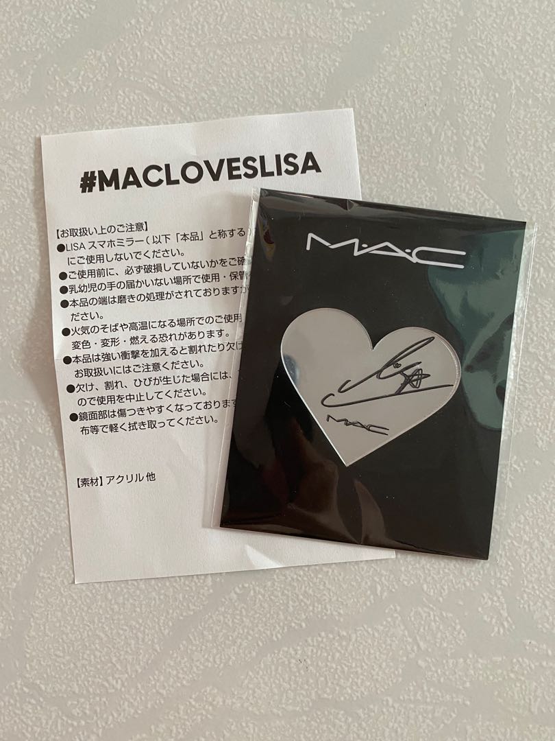 Blackpink Lisa MAC mirror, Hobbies & Toys, Memorabilia & Collectibles ...