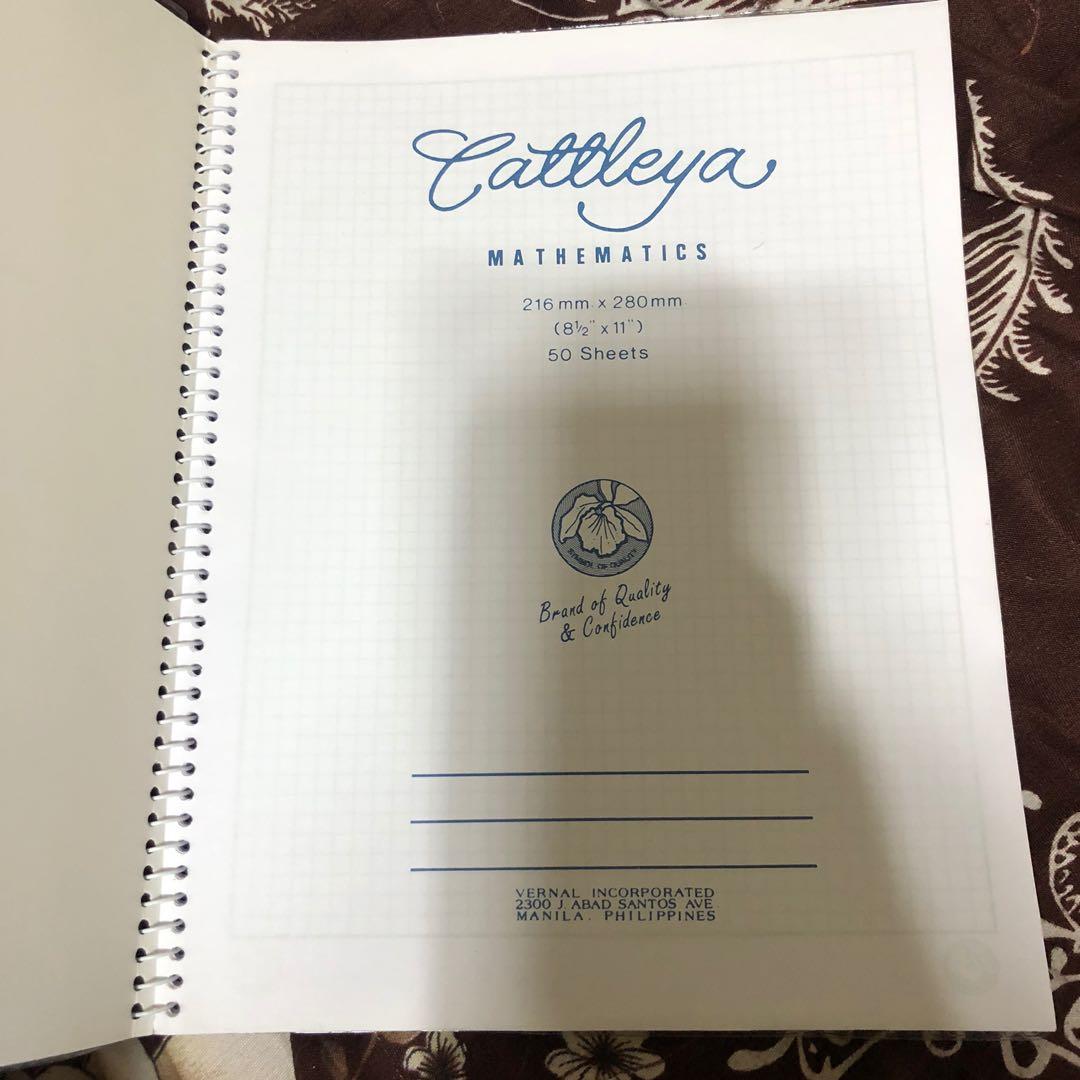 Cattleya mathematics notebook, Hobbies & Toys, Books & Magazines ...
