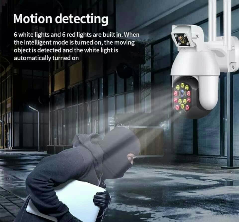 QCY CP11-12-2 CCTV wireless WIFI monitor 1080P HD camera, infrared ...