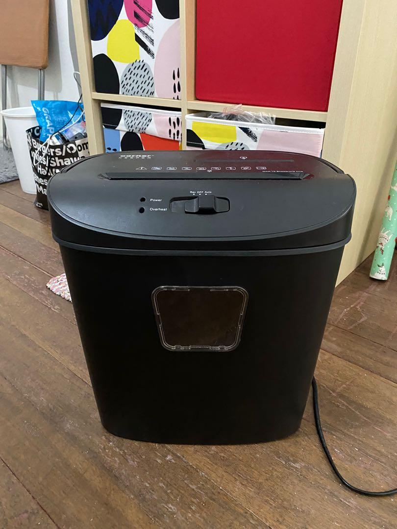 Corner keeper heavy duty paper shredder, Computers & Tech, Office ...