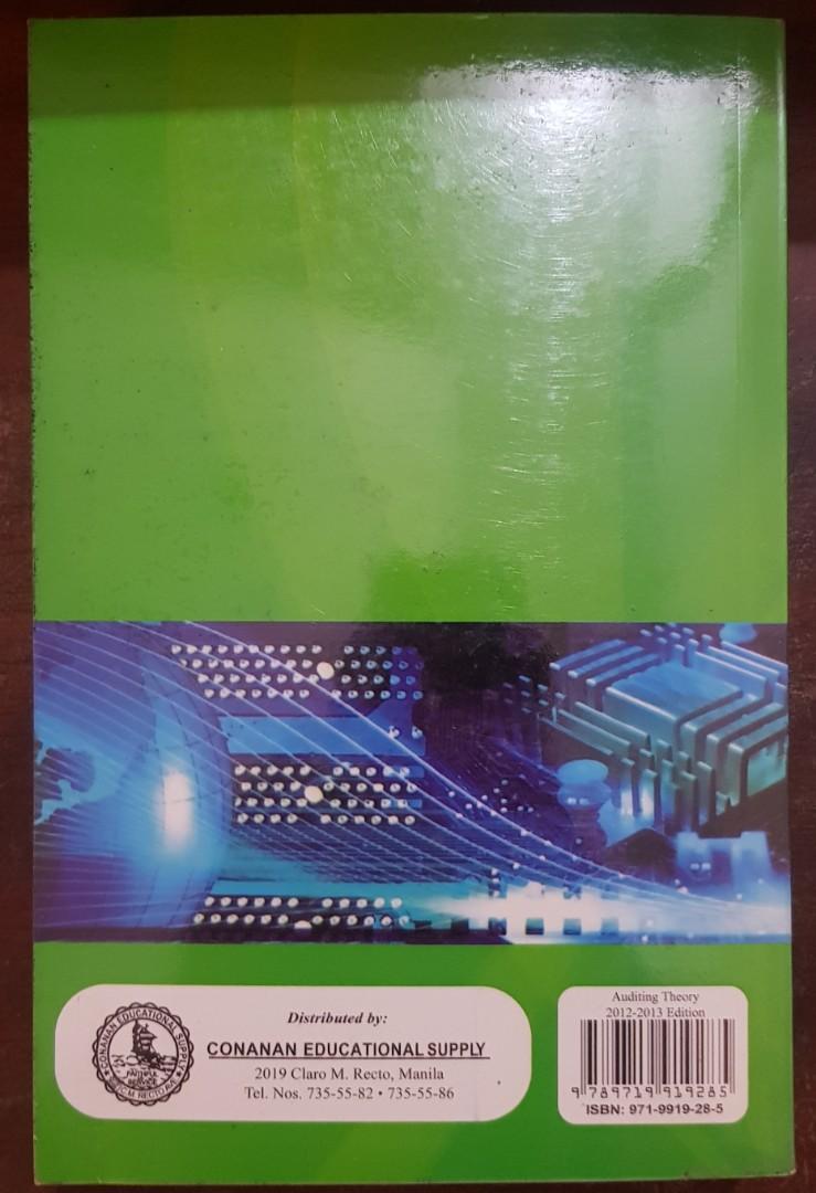 CPA Examination Reviewer: Auditing Theory 2012-2013 Edition by Gerardo ...