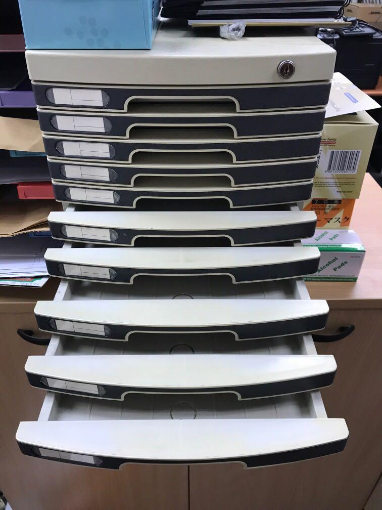 Document tray (10 drawer tray), Hobbies & Toys, Stationery & Craft ...
