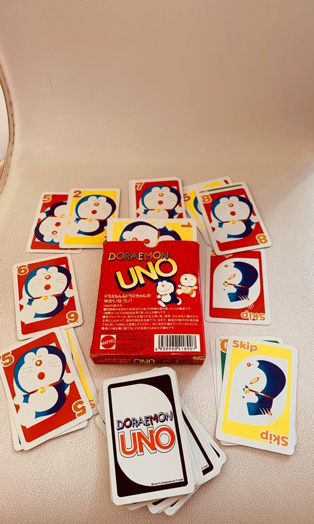 Doraemon UNO playing Cards, 玩具 & 遊戲類, Board Games & Cards - Carousell