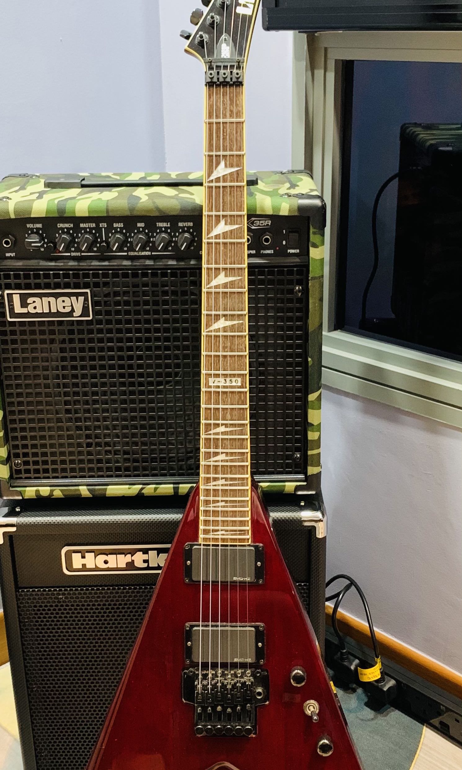 ESP LTD V-350, Hobbies & Toys, Music & Media, Musical Instruments on ...