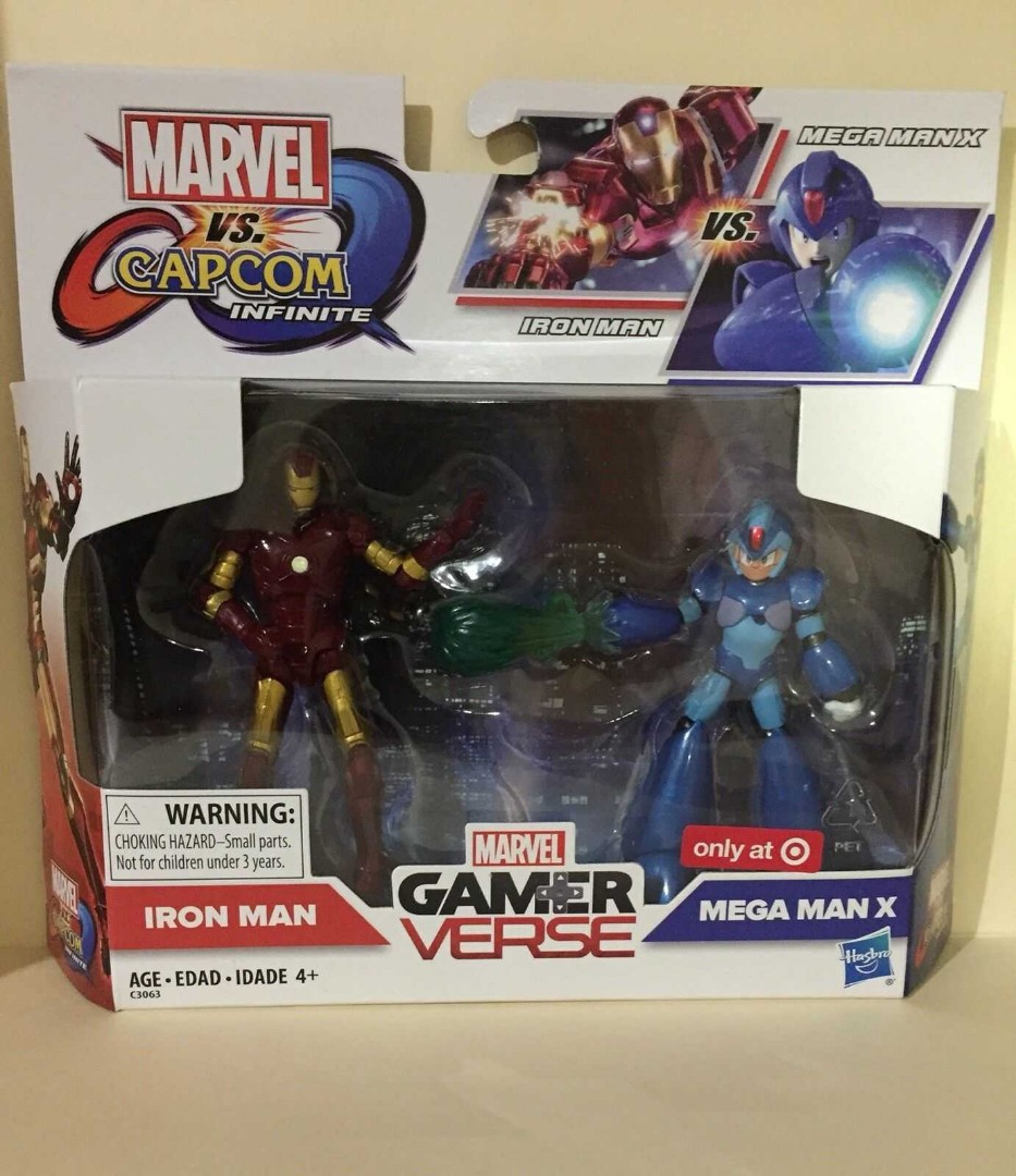 Hasbro Marvel Vs Capcom Infinite Iron Man Vs Mega Man X 2-Pack Figure ...
