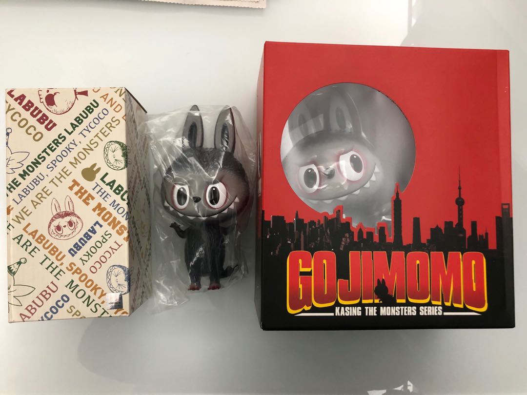 How2work Zimomo Labubu Gojimomo 一對, 興趣及遊戲, 玩具 & 遊戲類 - Carousell