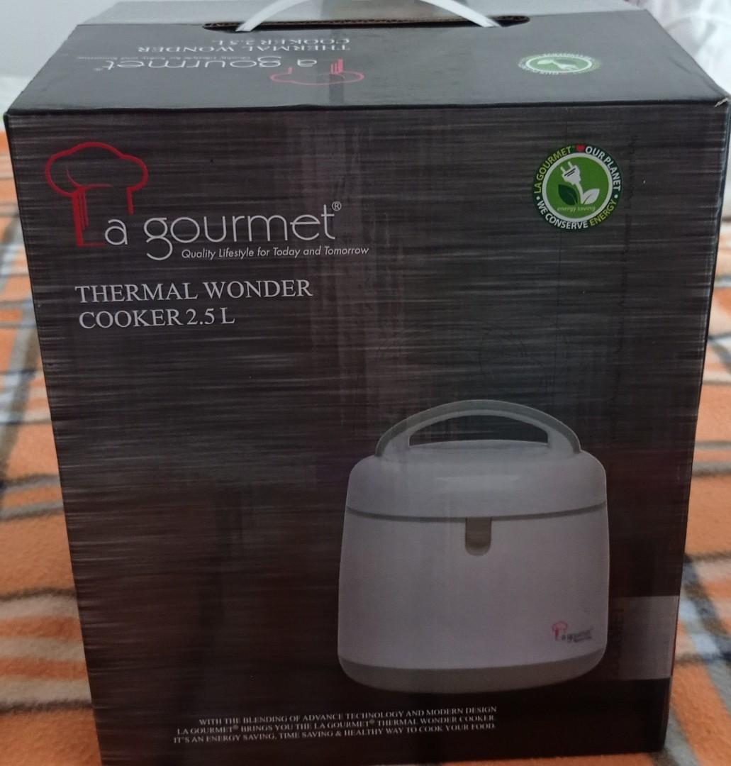 La gourmet thermal cooker 2.5L, TV & Home Appliances, Kitchen ...