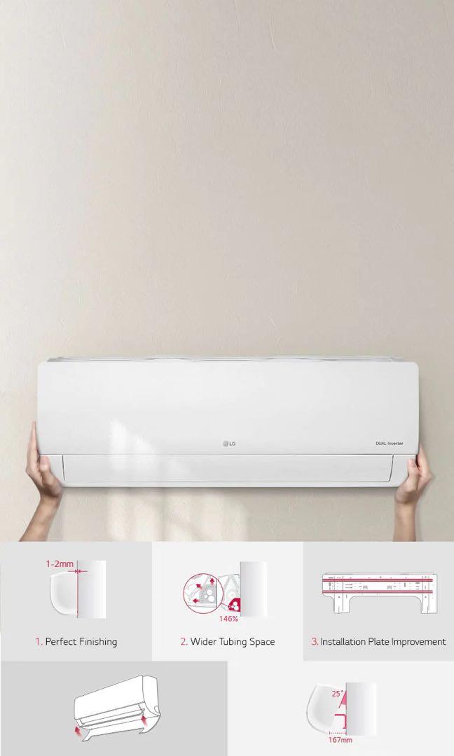 LG SPLIT TYPE INVERTER AIRCON, TV & Home Appliances, Air Conditioning ...