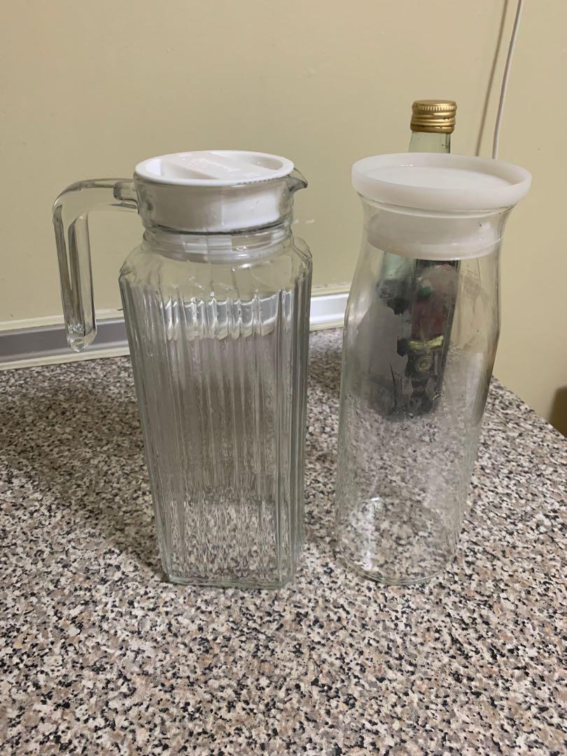 Luminarc + Muji Glass Pitchers, Furniture & Home Living, Kitchenware ...
