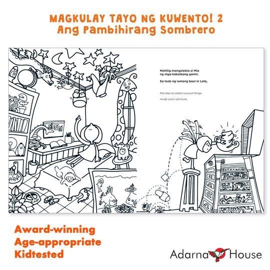 Magkulay Tayo ng Kuwento 2: Ang Pambihirang Sombrero | Adarna House ...