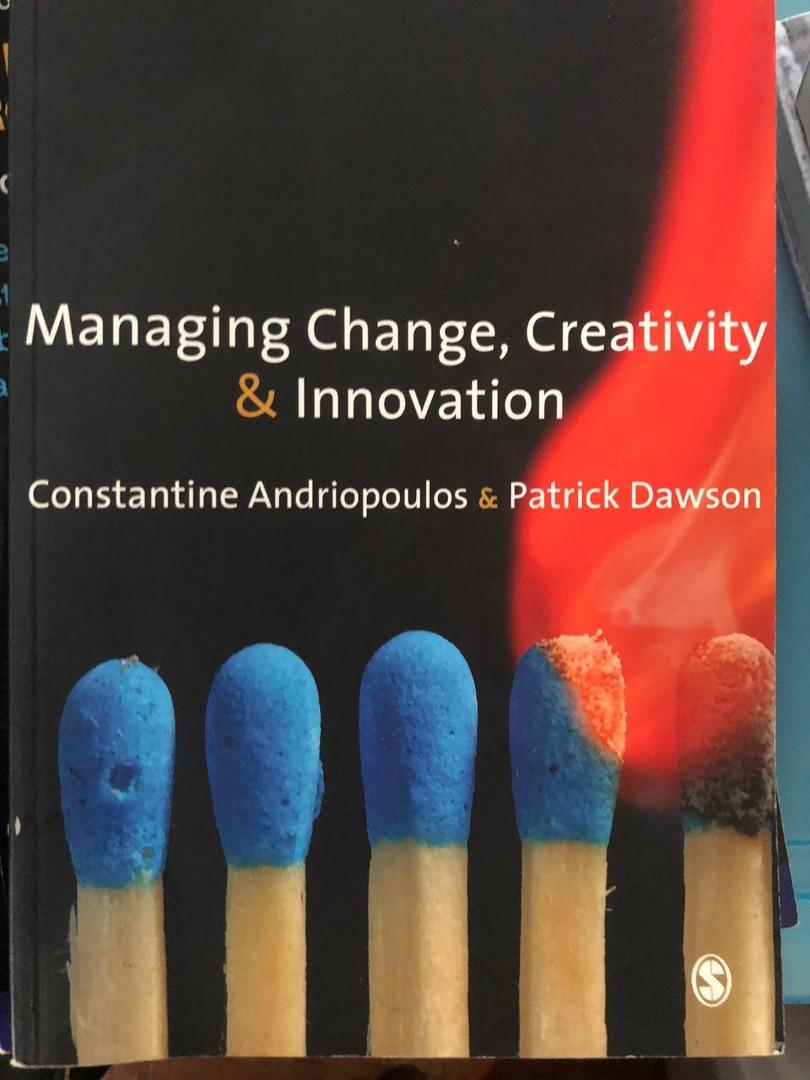 Managing change, creativity & innovation, Books & Stationery, Textbooks ...