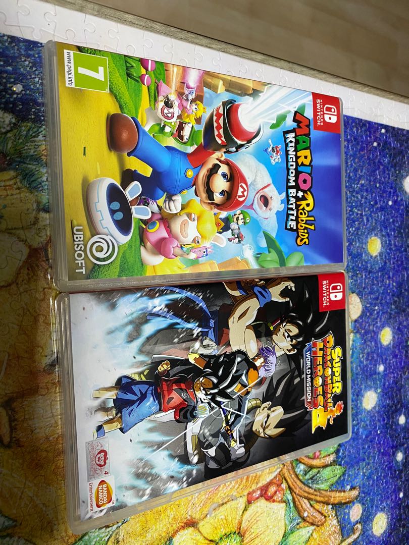 Mario rabbids and super dragonball heros, Video Gaming, Video Games ...