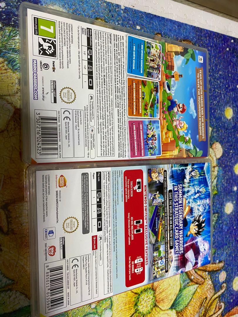 Mario rabbids and super dragonball heros, Video Gaming, Video Games ...