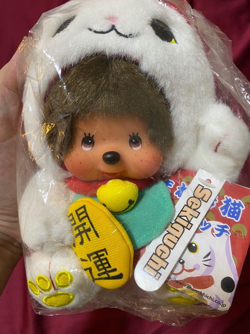 Monchhichi Fortune Cat Plush, Hobbies & Toys, Toys & Games on Carousell