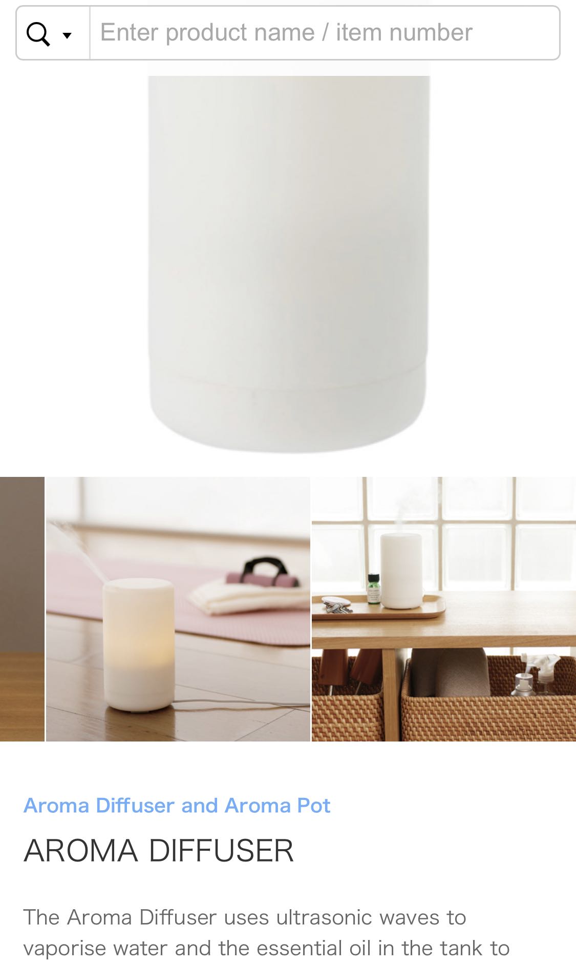 MUJI AROMA DIFFUSER, Furniture & Home Living, Home Fragrance on Carousell